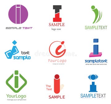 Letter i Logo stock vector. Illustration of identity - 22214555