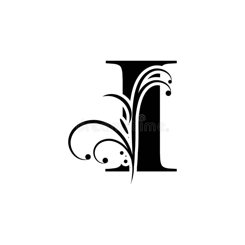 Letter I Logo. Alphabet Logotype Vector Design Stock Illustration ...