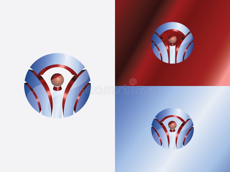 Letter I Logo Vector with Human Figure Stock Vector - Illustration of ...