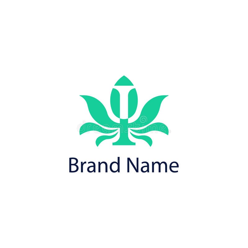 Letter I Lotus Logo stock vector. Illustration of hotel - 314764467