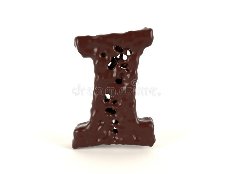 Letter Z Shaped Liquid Chocolate Stock Image - Image of shaped, desert ...