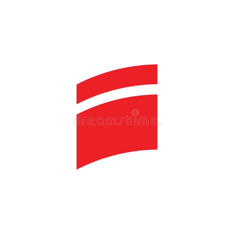 Letter I Simple Geometric Logo Vector Stock Vector - Illustration of ...