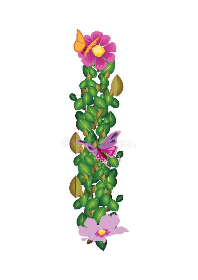 Letter I. Vector Illustration Decorative Design Stock Vector ...