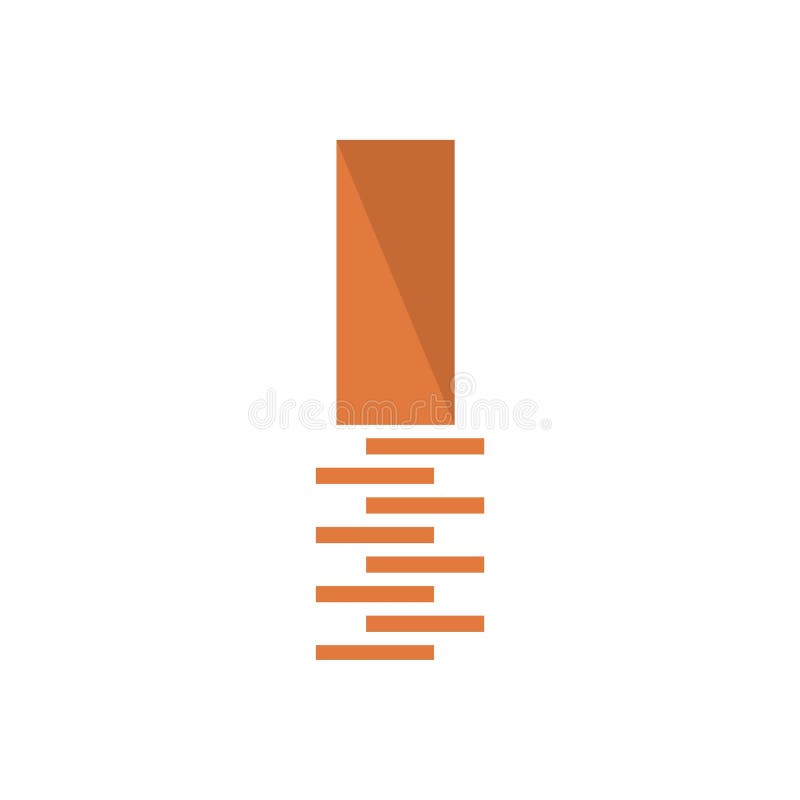 Letter I. Vector Illustration Decorative Design Stock Vector ...