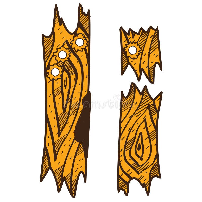 Letter I from Wooden Planks. Vector Alphabet Stock Illustration ...