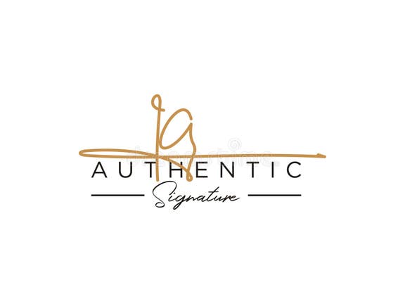 Letter IA Signature Logo Template Vector Stock Vector - Illustration of ...