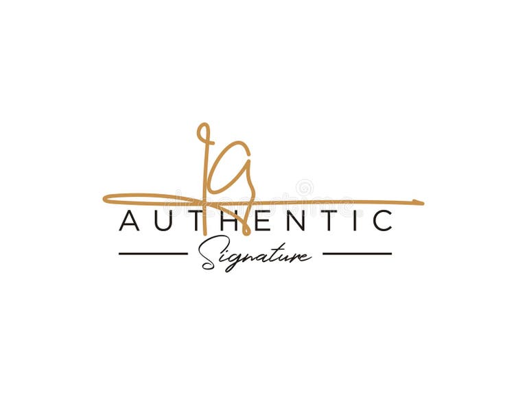 Letter IA Signature Logo Template Vector Stock Vector - Illustration of ...