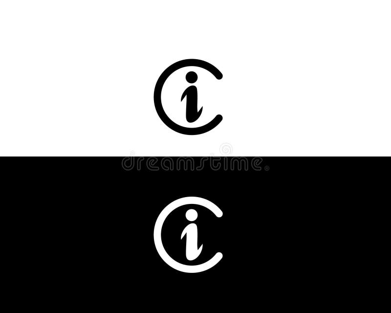 Letter IC and CI Logo Icon Design Stock Vector - Illustration of ...