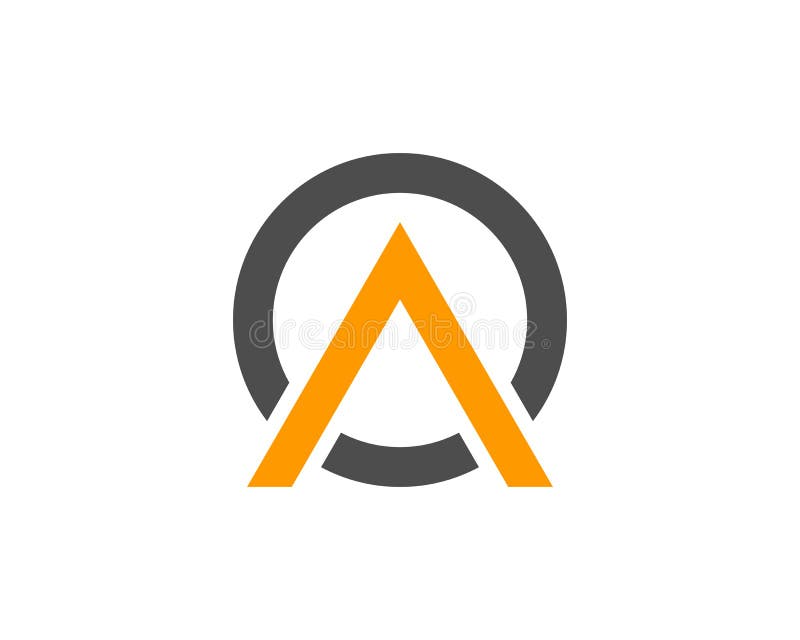 Letter a Icon Logo Design Element Stock Vector - Illustration of ...