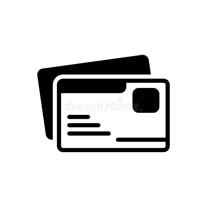 Black Solid Icon for Letter, Message and Doux Stock Vector ...