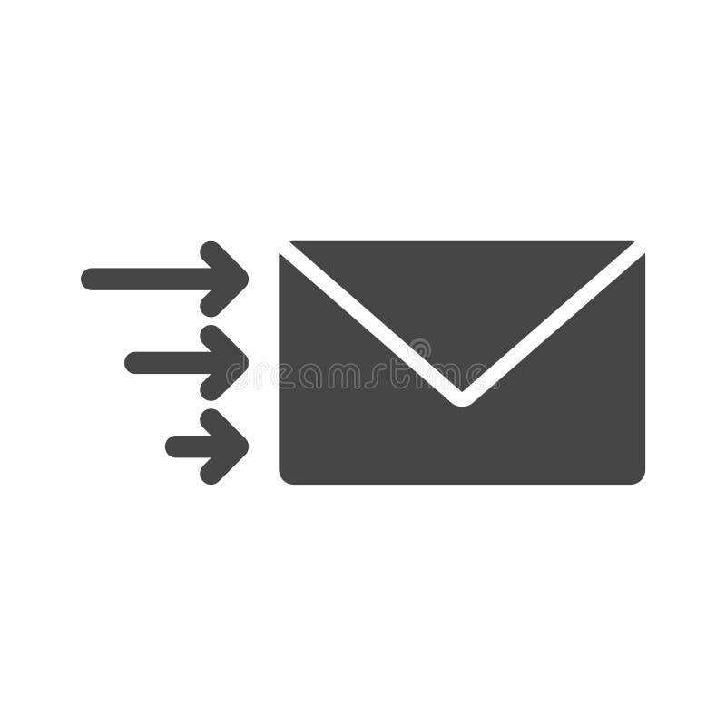 Letter Icon, Send Email Message Stock Vector - Illustration of internet ...