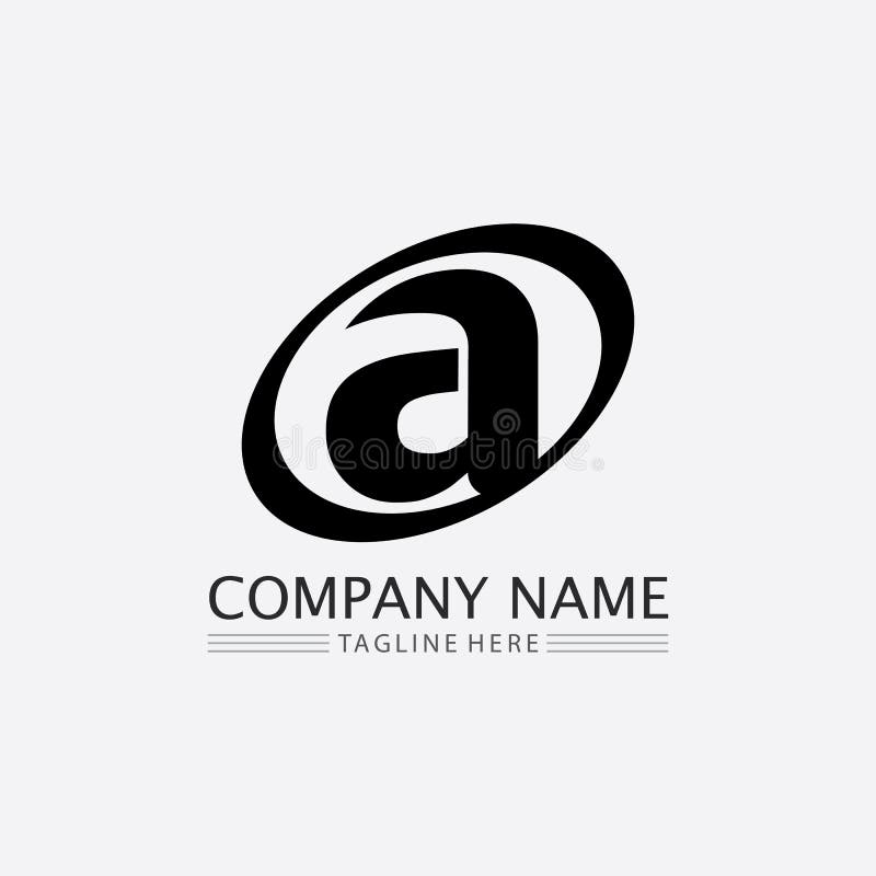 A Letter icon Template stock illustration. Illustration of brand ...