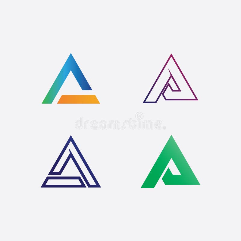 A Letter icon Template stock vector. Illustration of simple - 229622264