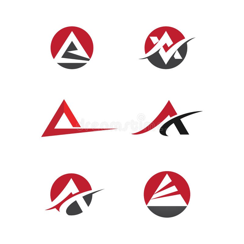 A Letter icon Template stock vector. Illustration of design - 232135194