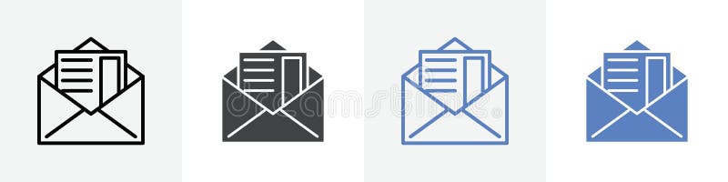 Letter Icon Vector Set Use for Web Ui or App Stock Illustration ...