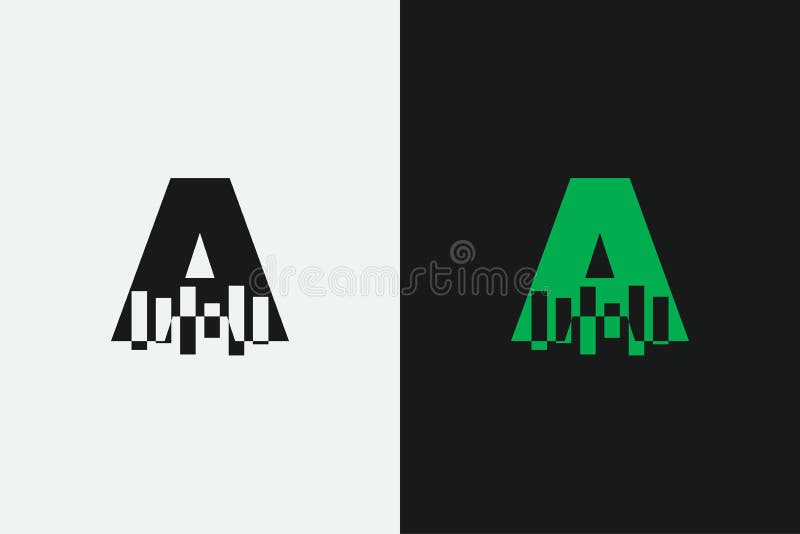 A Letter Iconic Transformation Shape Vector Logo Design. Creative Brand ...