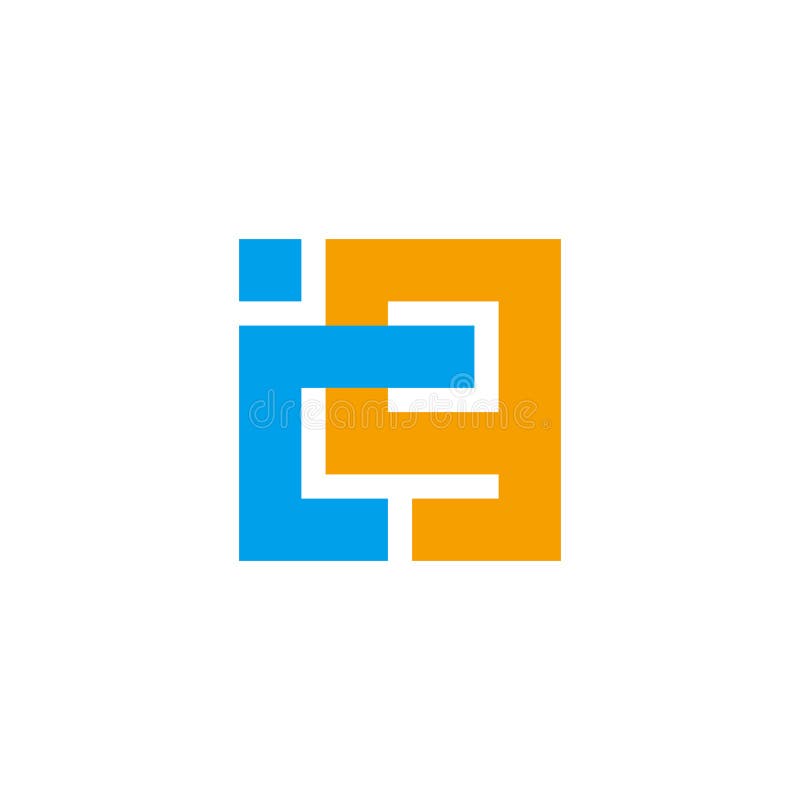 Letter Ig Abstract Square Geometric Line Logo Vector Stock Vector ...