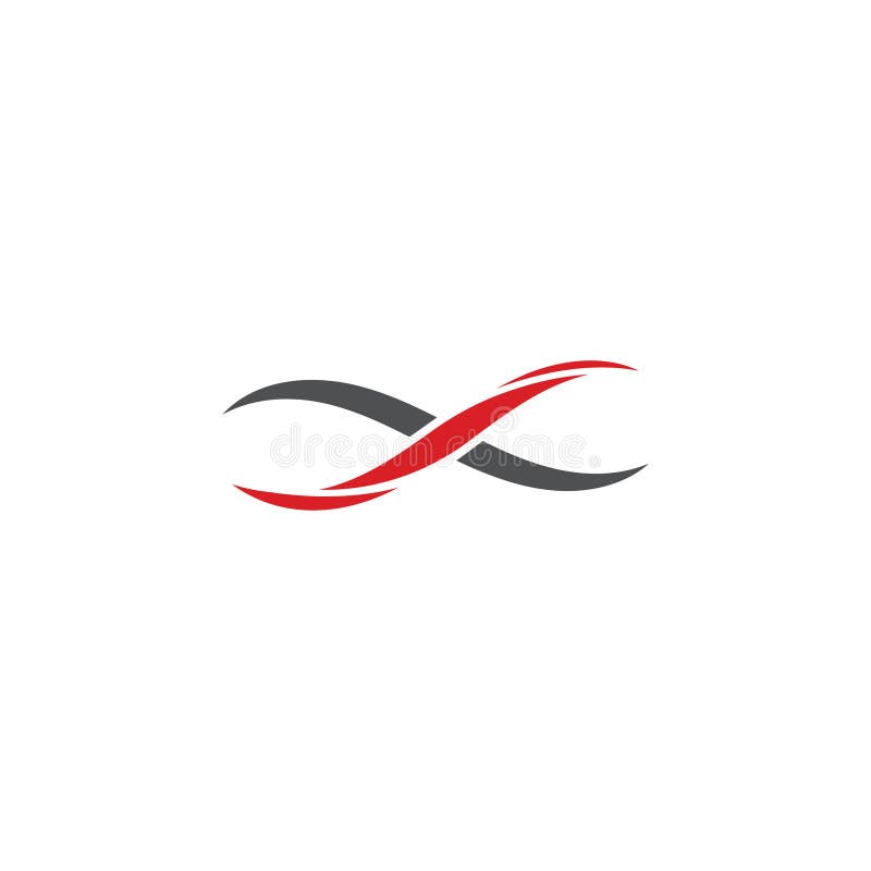 Letter X Infinity Logo Design Icon Stock Illustration - Illustration of ...