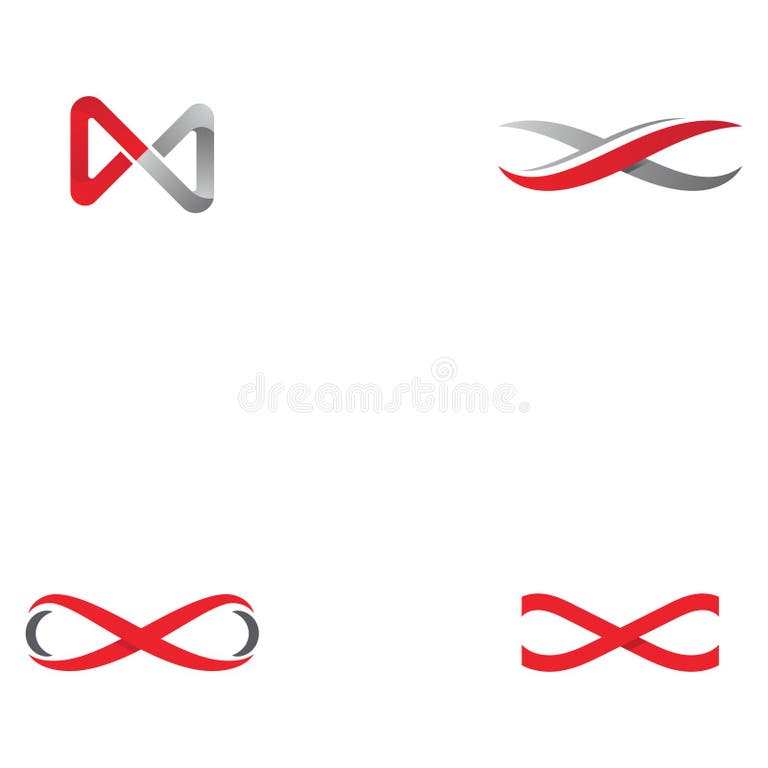 Letter X Infinity Logo Design Icon Stock Illustration - Illustration of ...