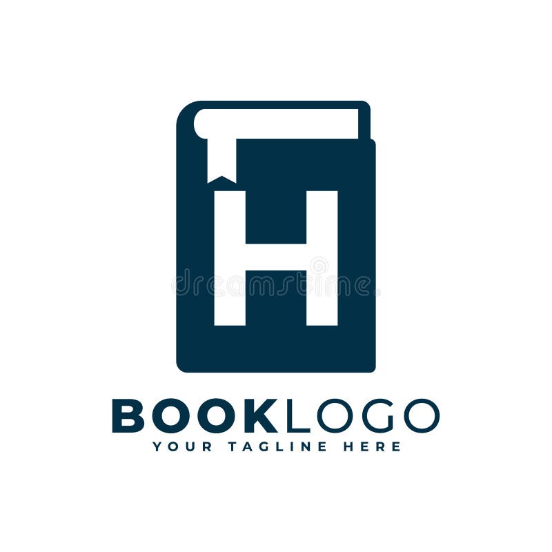 Letter Initial H Book Logo Design. Usable for Education, Business and ...