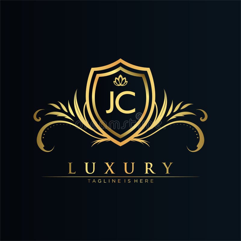 JC Letter Initial with Royal Template.elegant with Crown Logo Vector ...