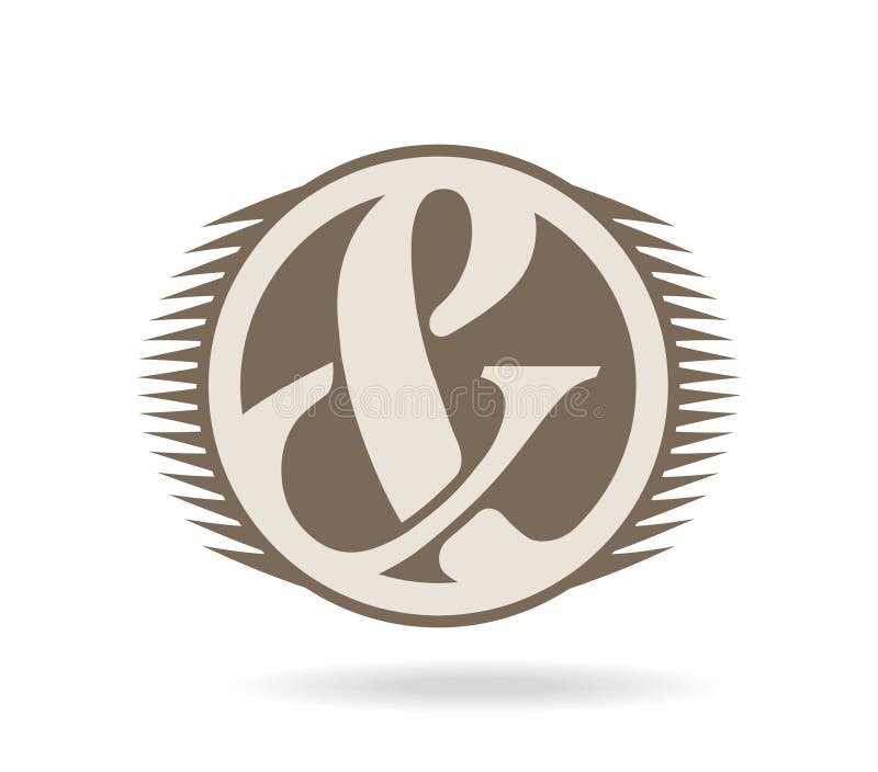 The Letter & Inscribed in a Circle As a Logo Stock Vector ...