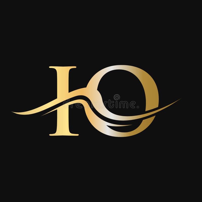 Letter IO Logo Design. Initial IO Logotype Template for Business and ...