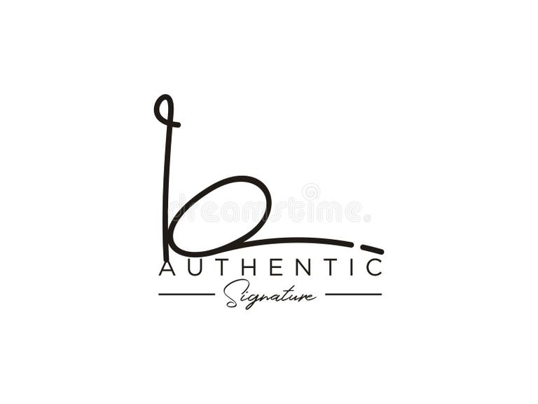 Letter IO Signature Logo Template Vector Stock Vector - Illustration of ...