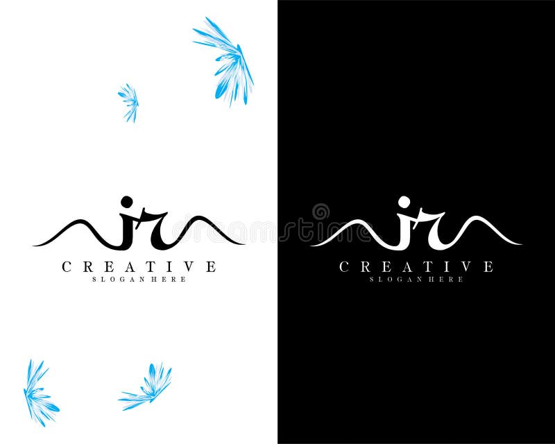 Letter Ir, Ri Creative Logo Design Vector Stock Vector - Illustration ...