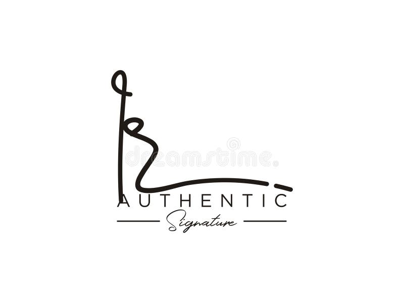 Letter IR Signature Logo Template Vector Stock Vector - Illustration of ...