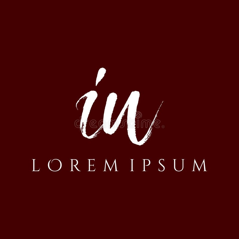 Letter IU Simple Monogram Logo Icon Design. Stock Vector - Illustration ...