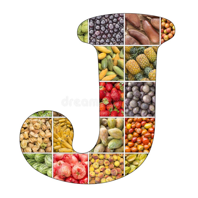 Alphabet Fruit Letter J Stock Photos - Free & Royalty-Free Stock Photos ...