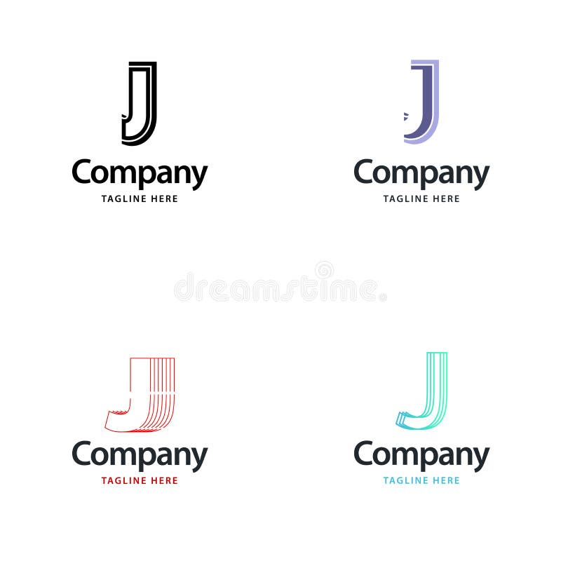 Letter J Big Logo Pack Design Creative Modern Logos Design for Your ...