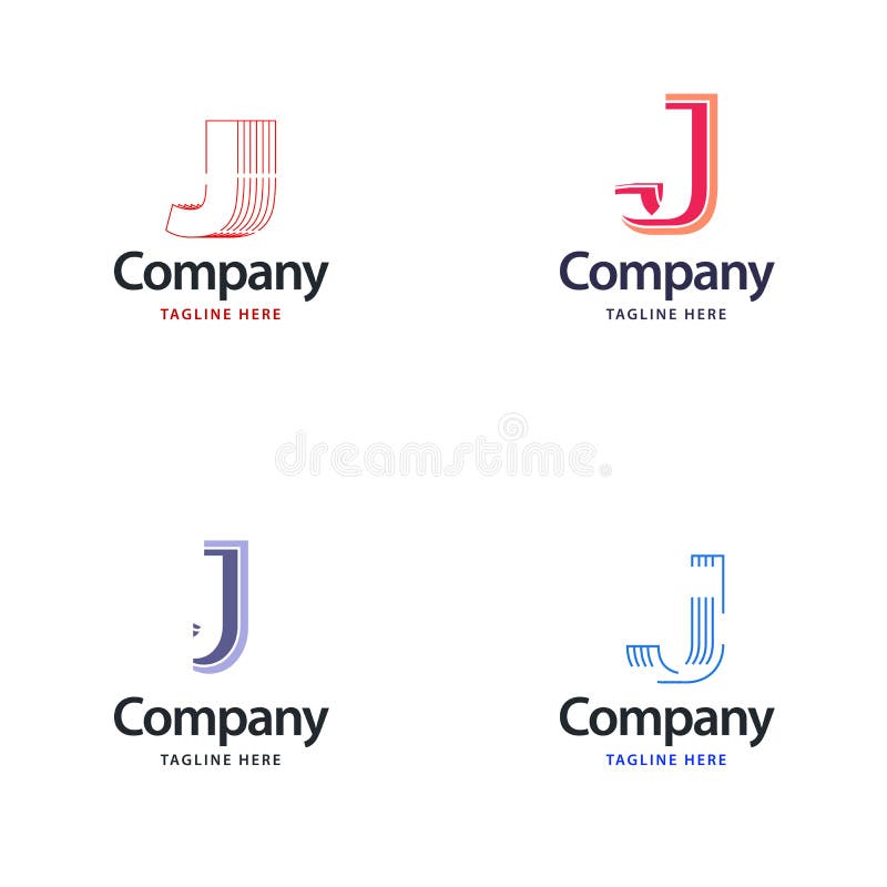 Letter J Big Logo Pack Design Creative Modern Logos Design for Your ...