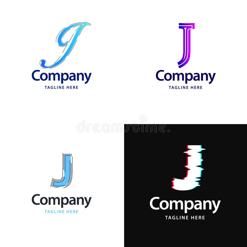 Letter J Big Logo Pack Design Creative Modern Logos Design for Your ...