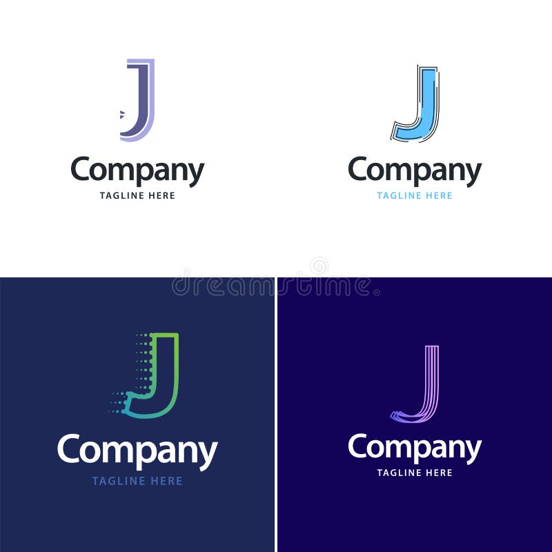 Letter J Big Logo Pack Design Creative Modern Logos Design for Your ...