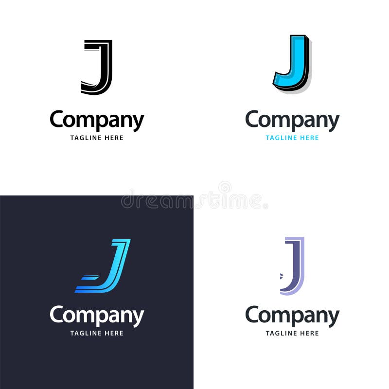 Letter J Big Logo Pack Design Creative Modern Logos Design for Your ...
