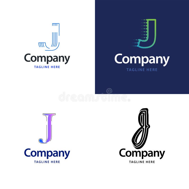 Letter J Big Logo Pack Design Creative Modern Logos Design for Your ...
