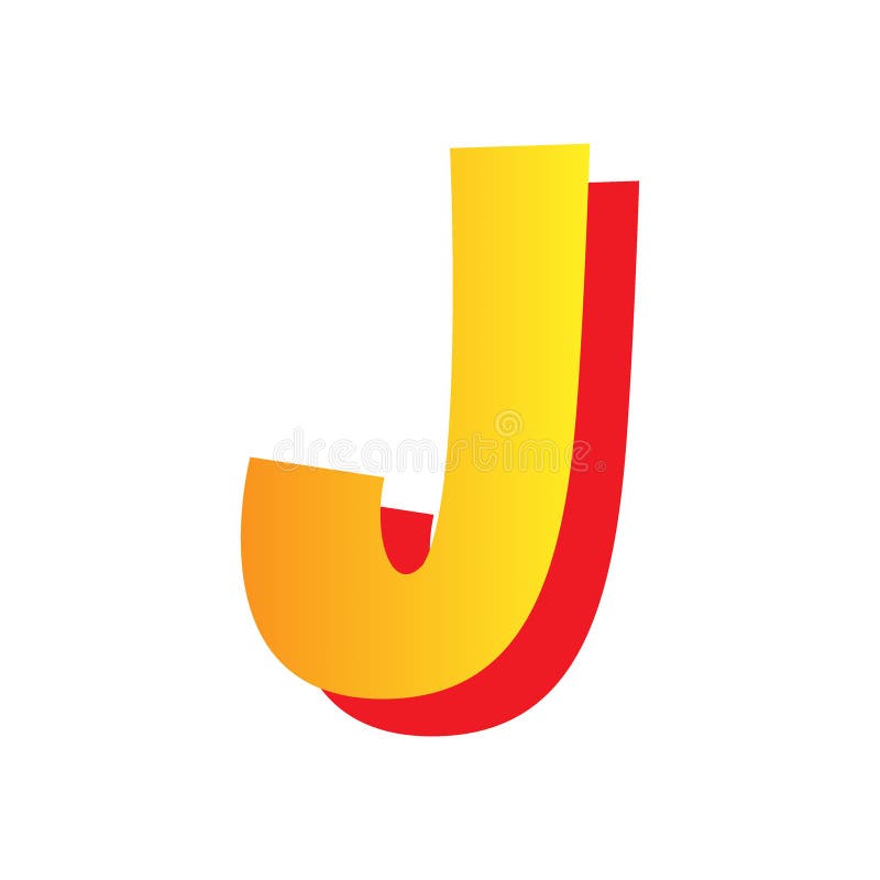 Letter J, Comic Style Typeface with Transparent Background Stock ...