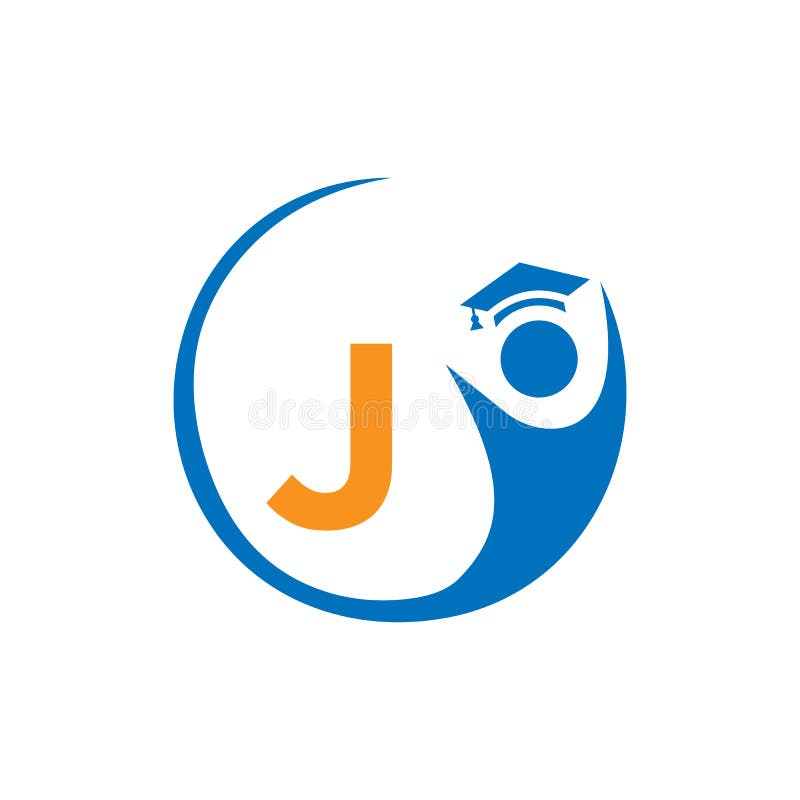 Letter J Education Logo Template. Education Logo on J Letter, Initial ...