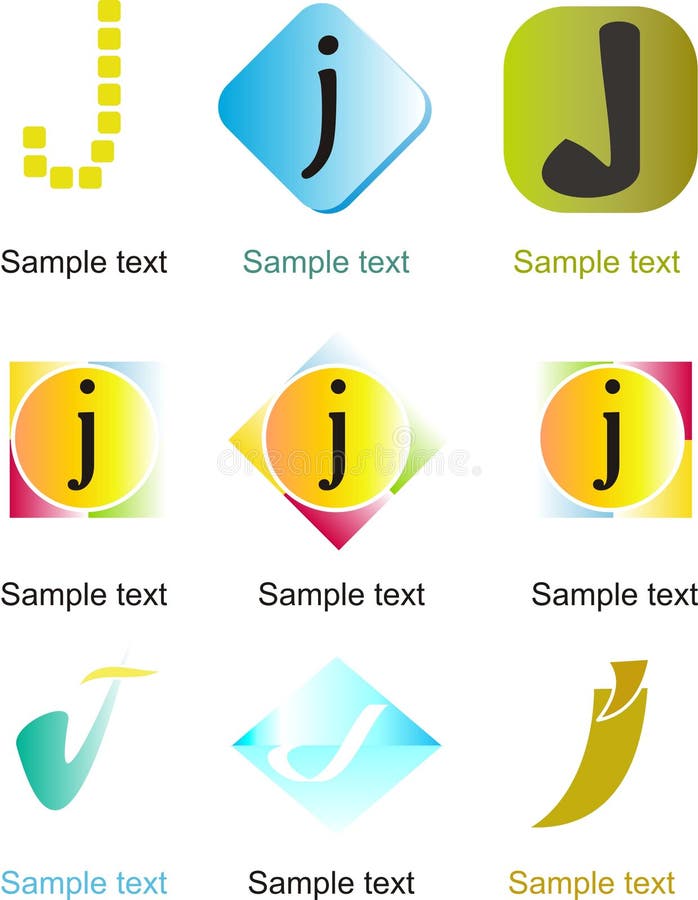 Letter J Logo stock vector. Illustration of firm, culture - 32021933