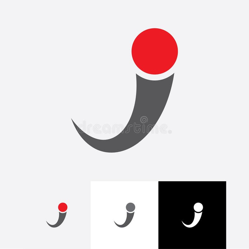 Letter J Logo Design Vector Template Stock Vector - Illustration of ...