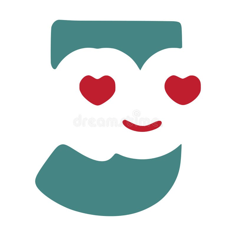 Letter J in Love is a Cute Smiley Stock Illustration - Illustration of ...