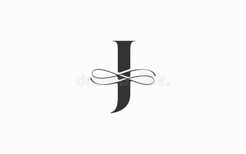 Letter J Luxury Icon Logo Design Stock Vector - Illustration of lotus ...