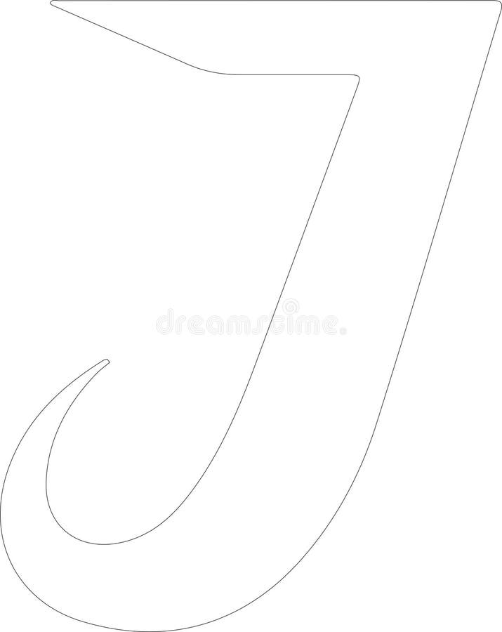 Letter R Outline Silhouette Generative Ai Stock Vector - Illustration ...