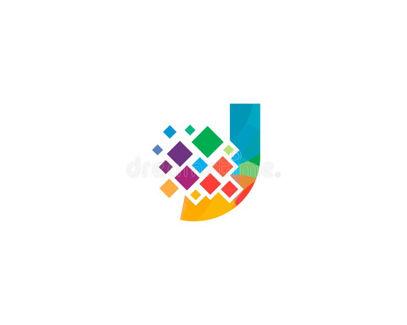 Letter J Pixel Icon Logo Design Element Stock Illustrations – 138 ...