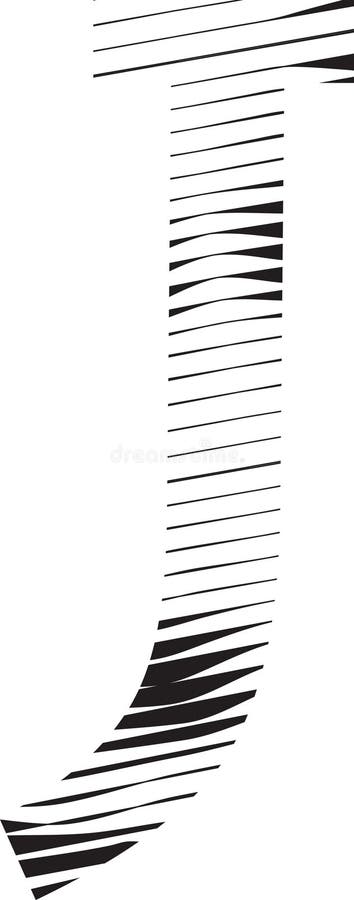 Letter J Stripe Motion Line Logo Stock Vector - Illustration of design ...