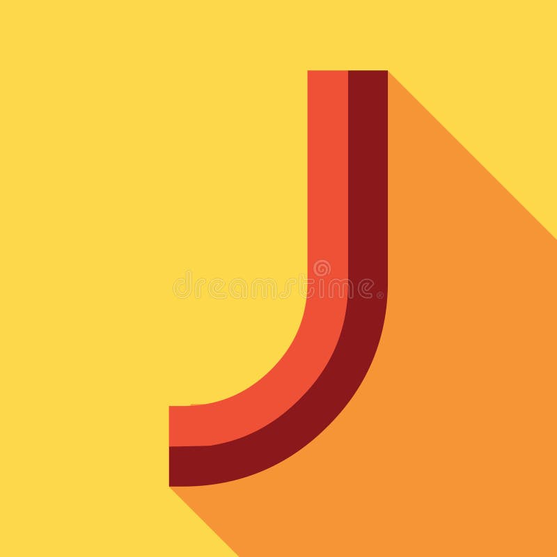 Letter J. Vector Illustration Decorative Design Stock Vector ...