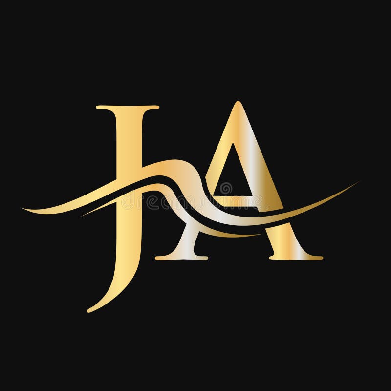 Letter JA Logo Design. Initial JA Logotype Template for Business and ...
