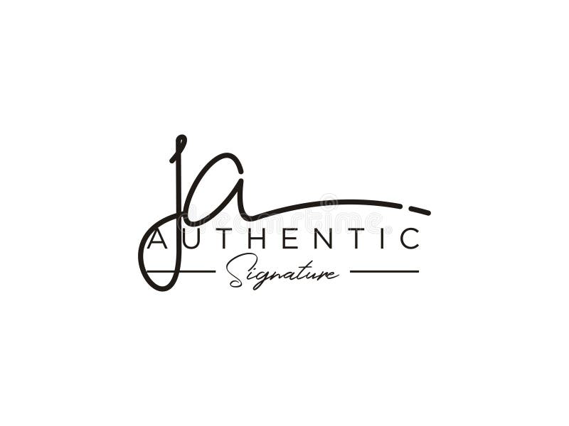 Ja Signature Stock Illustrations – 276 Ja Signature Stock Illustrations ...